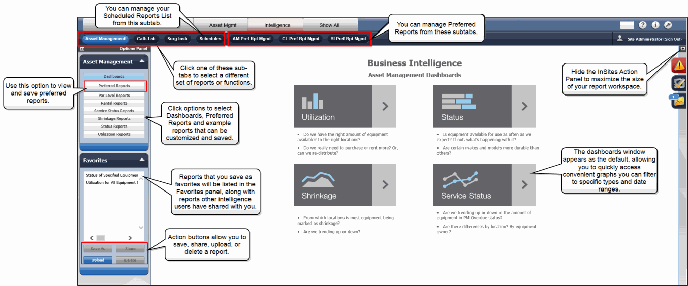 Touring the Intelligence Workspace