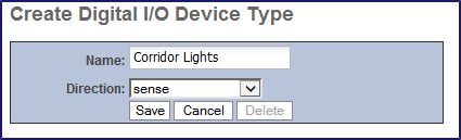 Digital I/O Device Types
